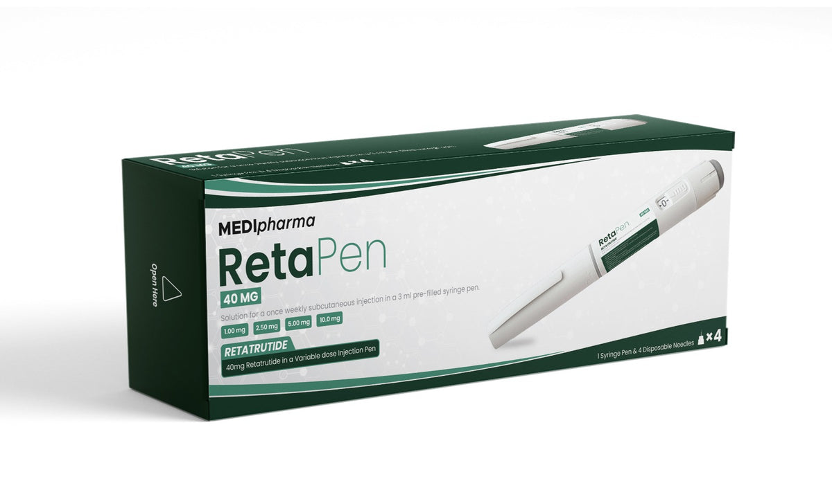 MEDIpharma RetaPen® 40mg (Retatrutide) – Variable Dose Injection Pen ...